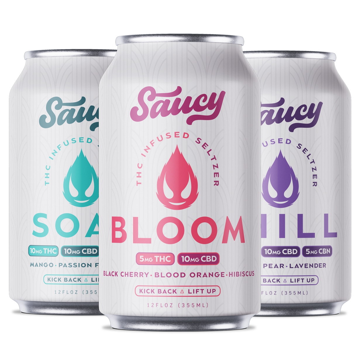 Saucy Vibes Pack - 6-pack Infused Seltzer Variety Pack – Saucy Seltzer
